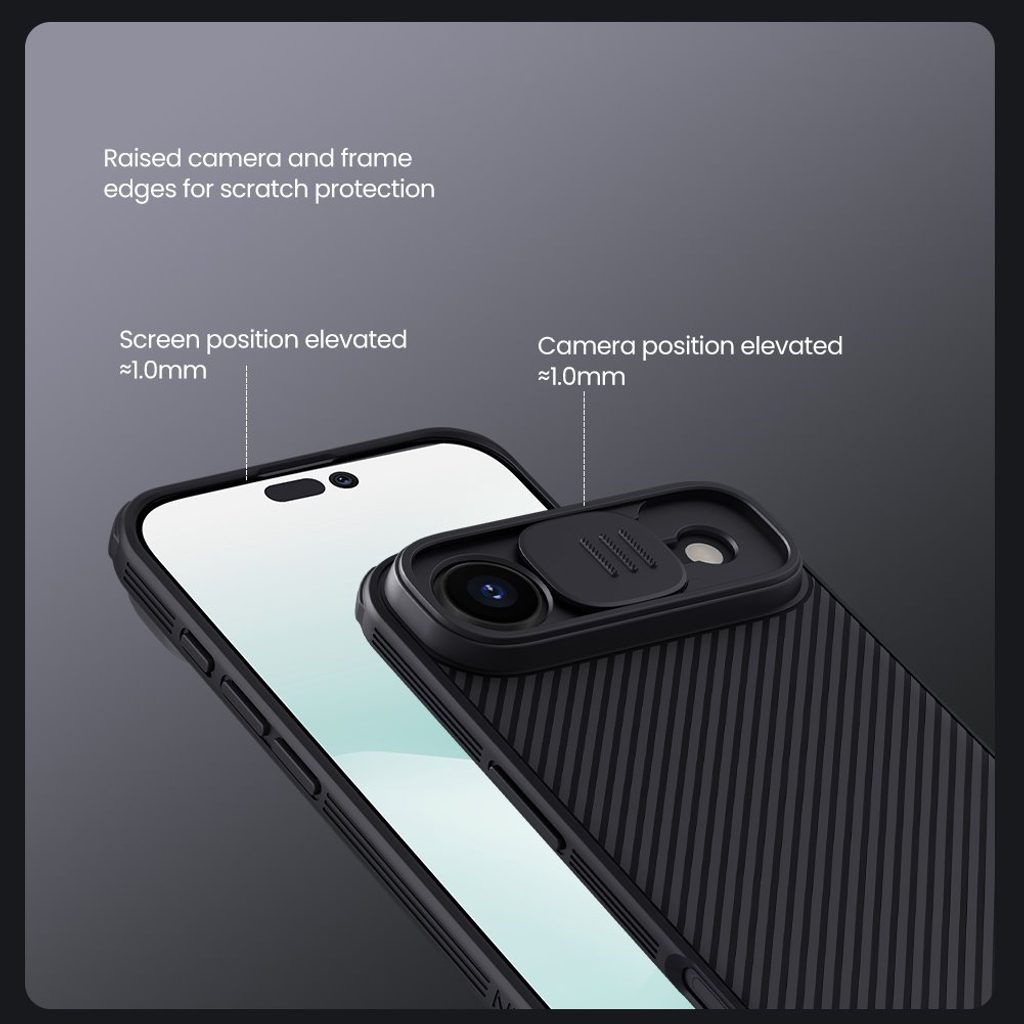 Nillkin CamShield Pro iPhone Air tok - fekete | Momanio.hu
