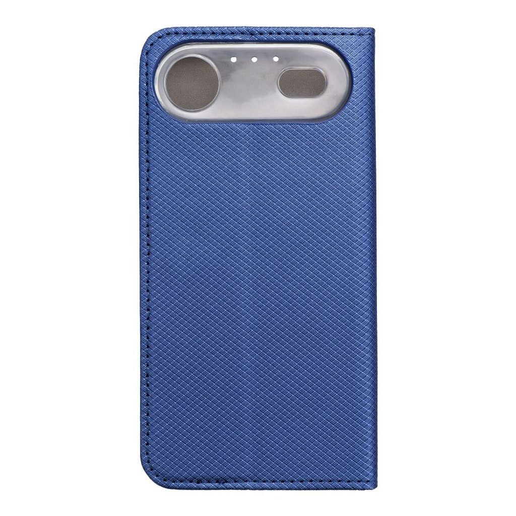 iPhone 17 Air kék tok - steppelt, mágneses zárás | Momanio.hu