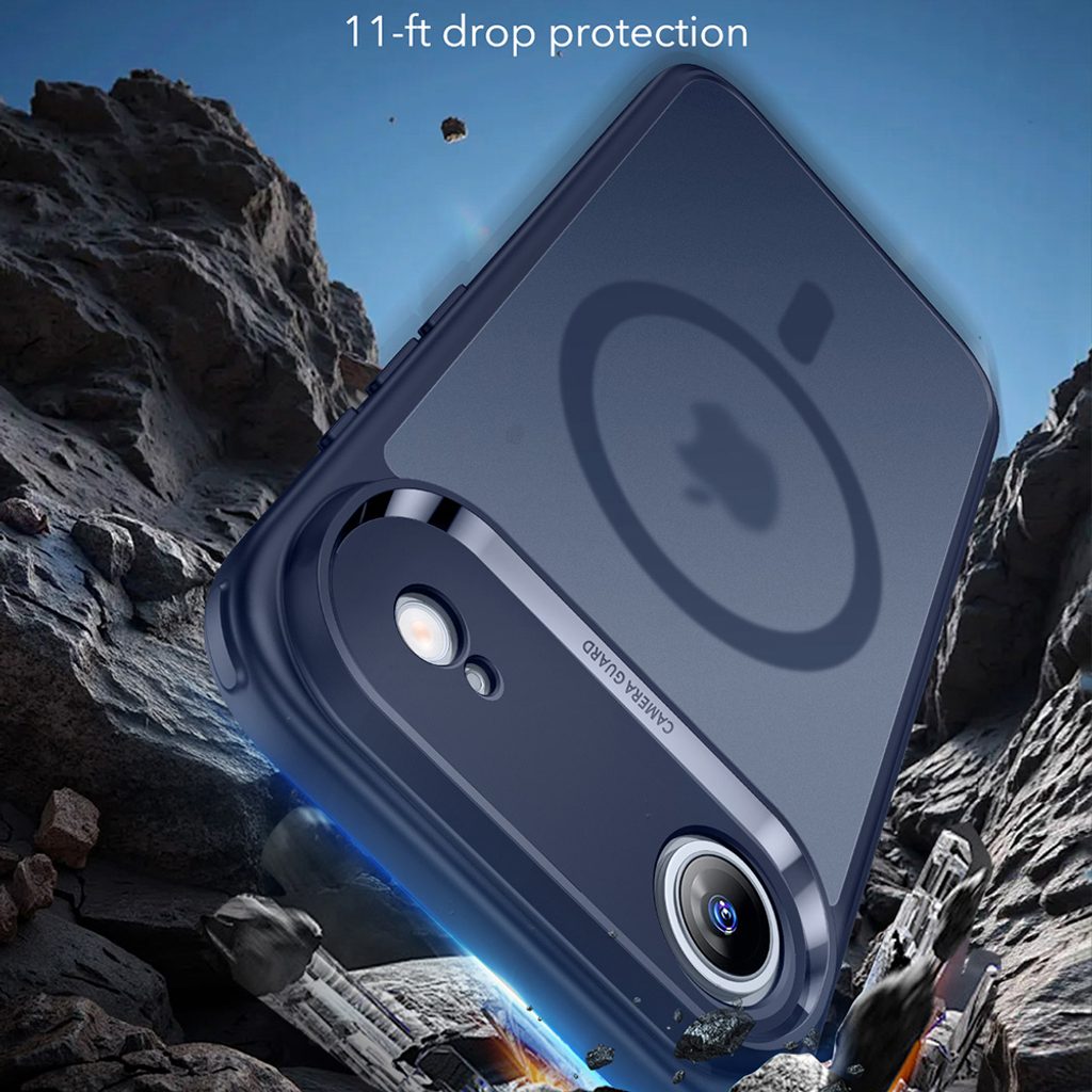 ESR Classic Hybrid MagSafe tok iPhone 17 Air matt kék | Momanio.hu