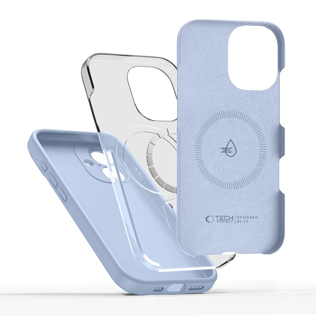 Tech-Protect Silicone MagSafe puzdro iPhone 17 modré | Tvrdeneskla.eu