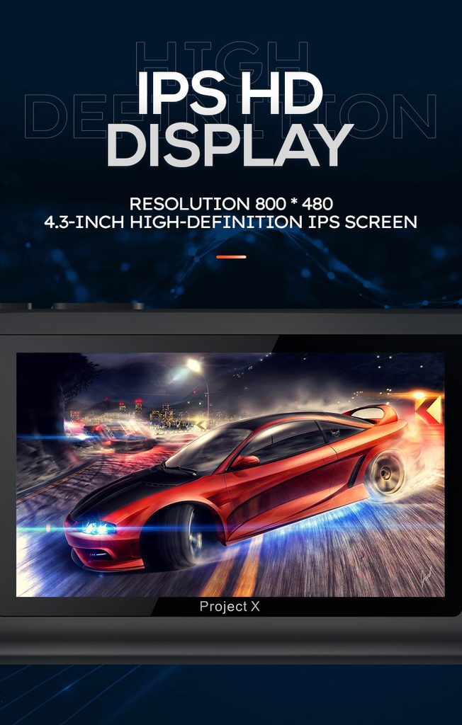 Project X Přenosná herní konzole s 4,3" HD IPS displejem, bílá ...
