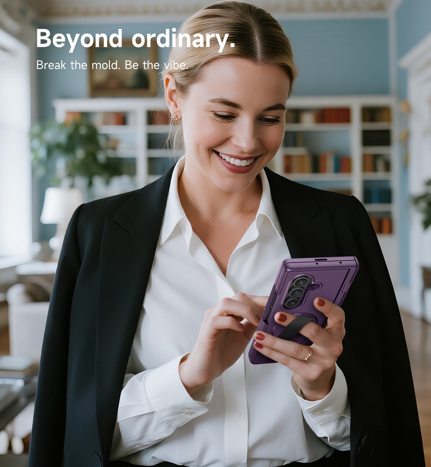 Suritch 360° Kickstand obal Samsung Galaxy Z Fold 7, fialový ...