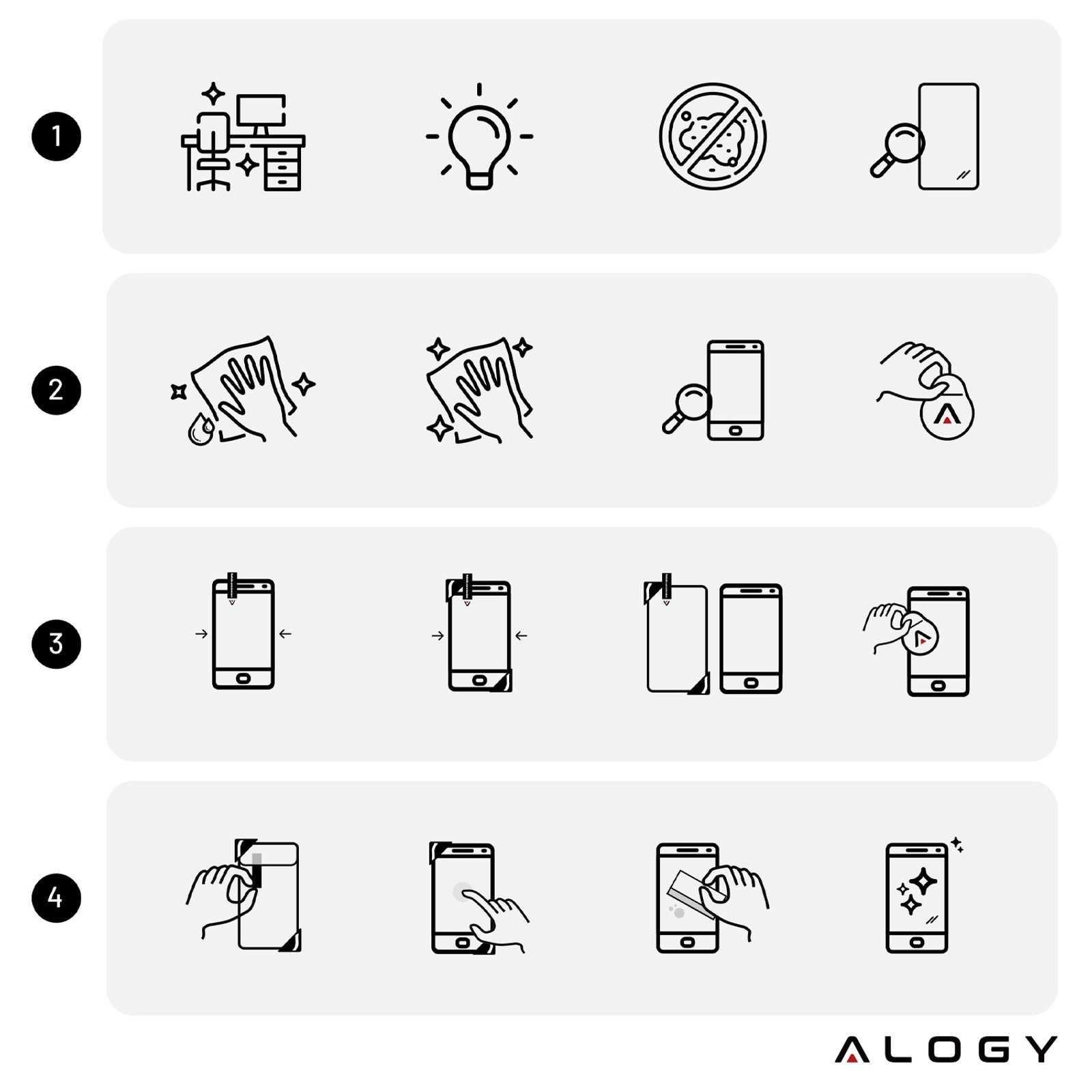 Alogy Matte Paper-Like tvrzené sklo s instalačním rámečkem, iPad Pro 11 ...