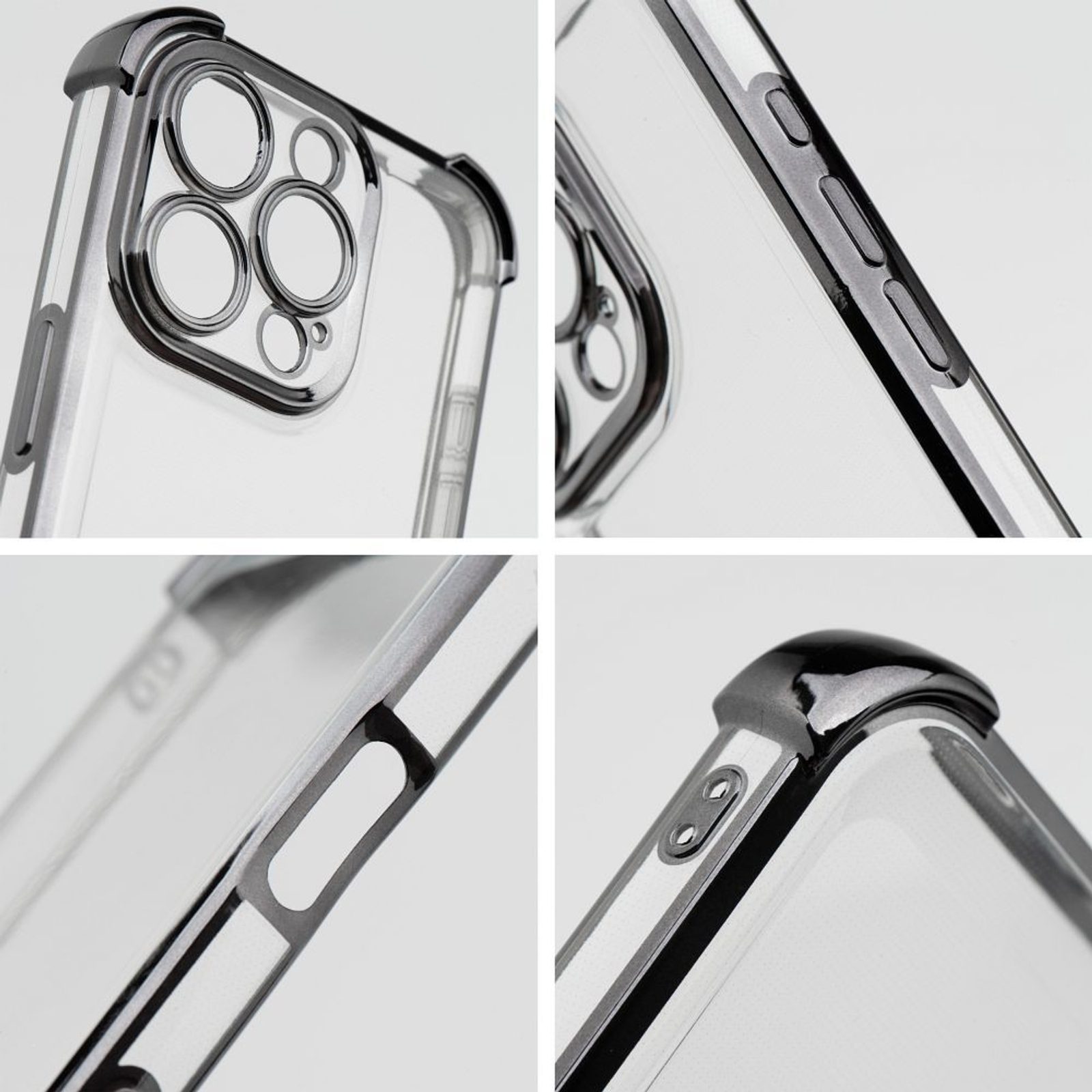Antishock Electro obal, iPhone 17 Pro Max, černý | Tvrzenaskla.eu