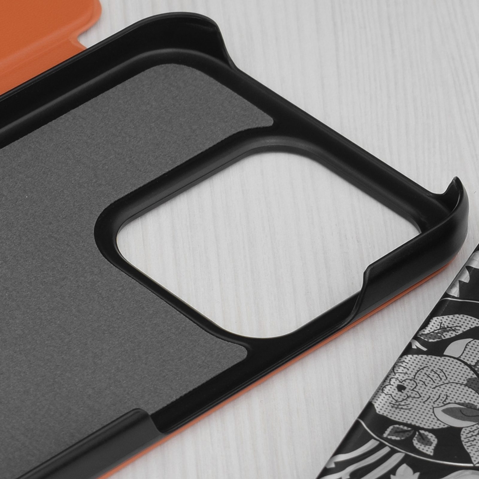 Eco Leather View Case Xiaomi Redmi 15C/Poco C85 πορτοκαλί | Momanio.gr