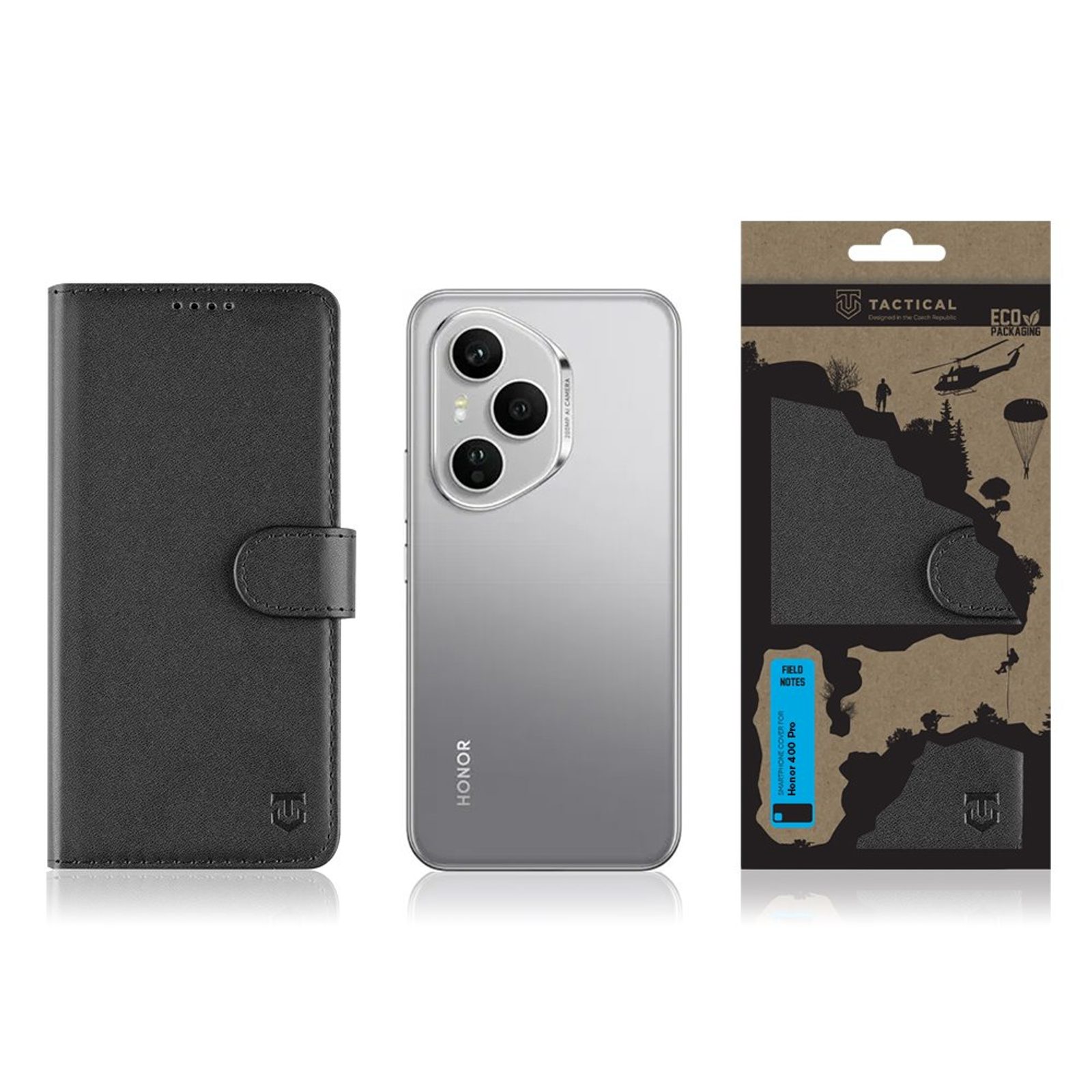 Tactical Field Notes tok Honor 400 Pro fekete | Momanio.hu