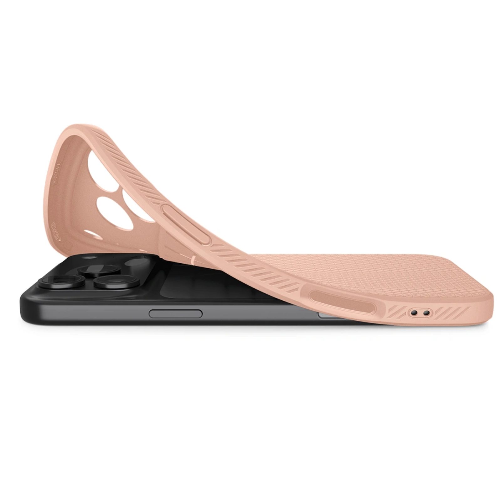 Husă Spigen Liquid Air iPhone 17 Pro Max Rose Titanium | Momanio.ro
