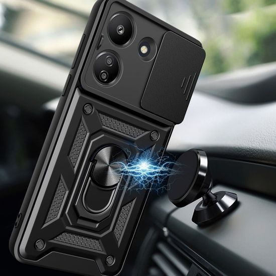 Tech-Protect CamShield Pro Xiaomi Redmi 13C / Poco C65, neagră | Momanio.ro Tech-Protect CamShield Pro Xiaomi Redmi 13C / Poco C65, neagră | Momanio.ro