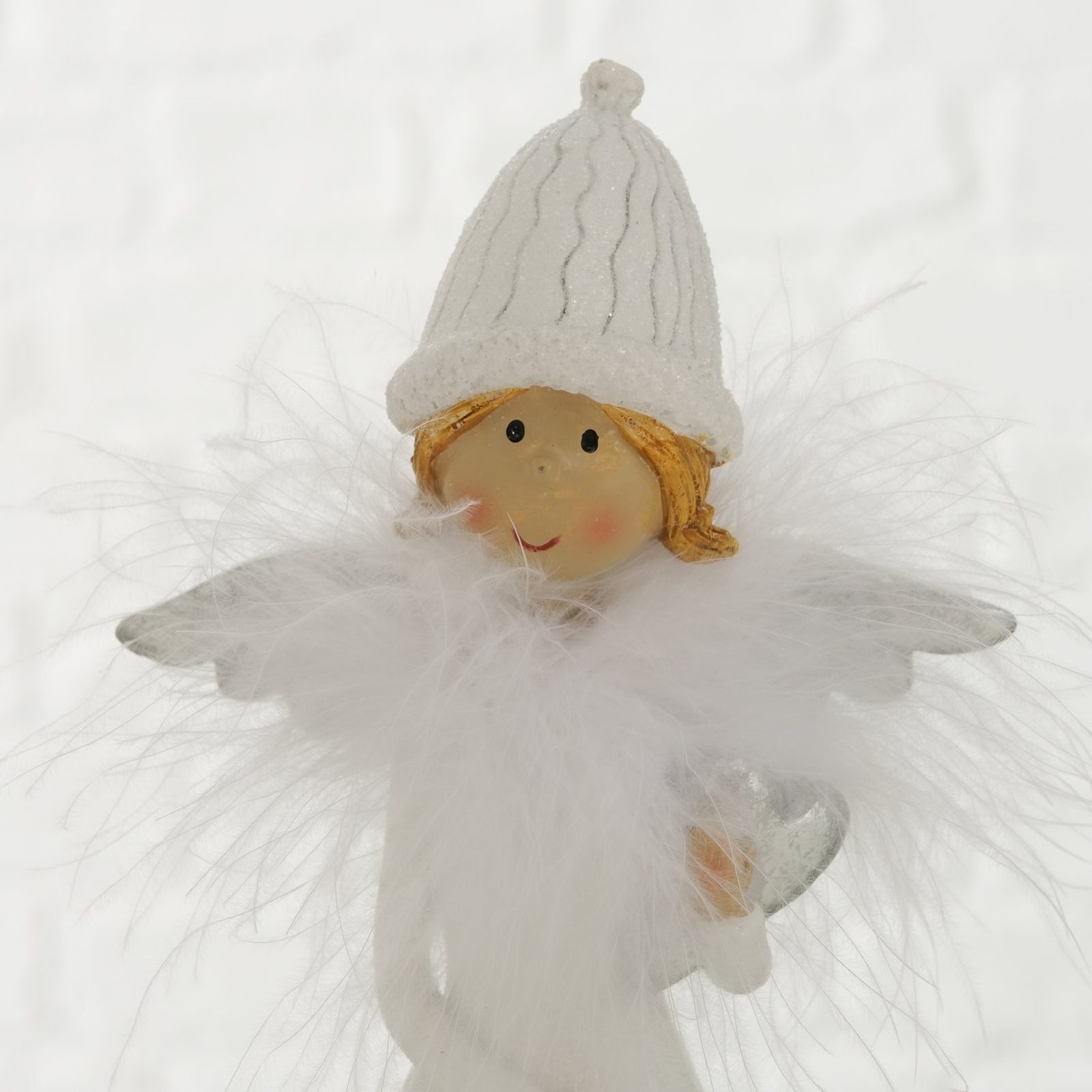 Dekorácia anjel Oxania biely 1ks, 9x7x25 cm | Anjeli | Vianočné ...