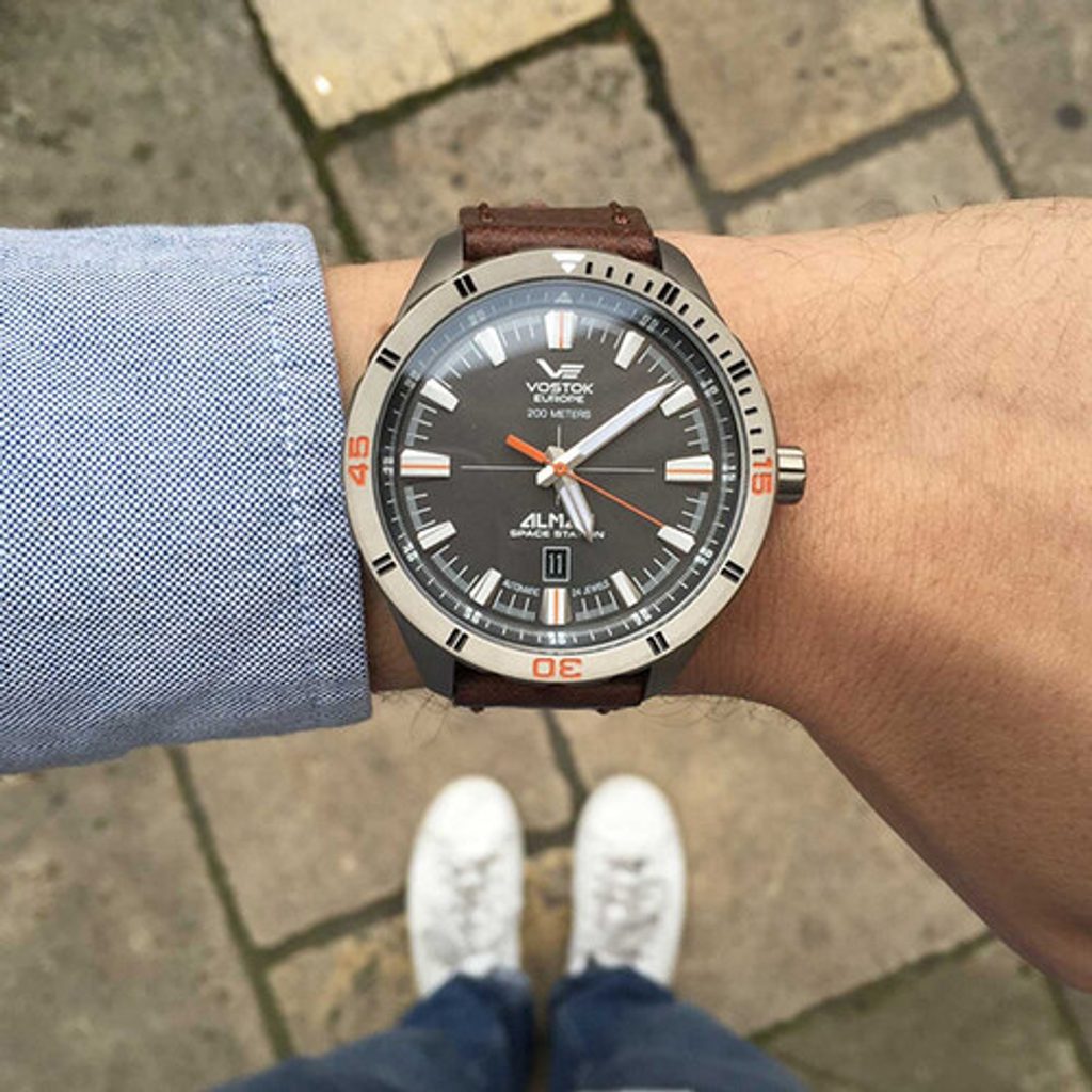 Vostok Europe Almaz Titanium Line NH35A/320H263 | Almaz Space Station ...
