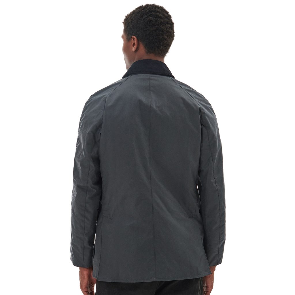Gentleman Store Barbour Ashby Wax Jacket Grey Barbour Wachsjacken Jacken und Mantel Kleidung