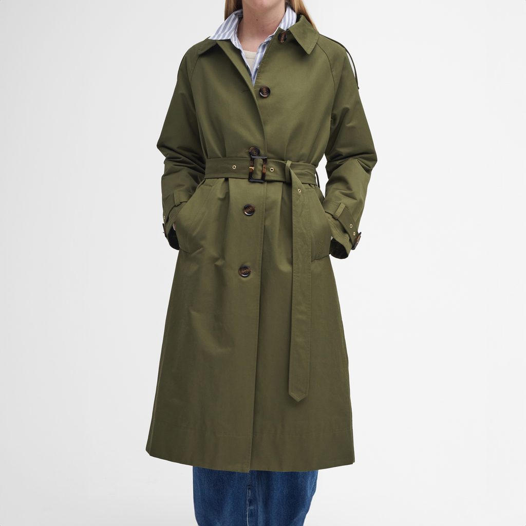 Barbour long coat store