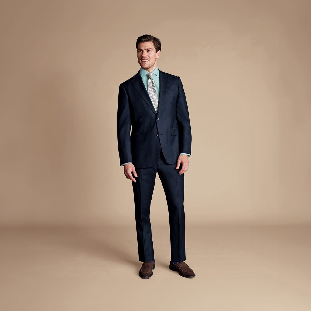 Gentleman Store - Charles Tyrwhitt Natural Stretch Twill Suit Jacket — Navy - Charles Tyrwhitt ...