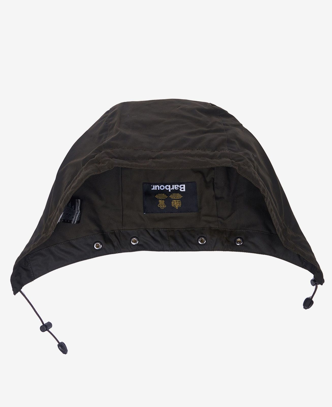 Barbour hood olive store