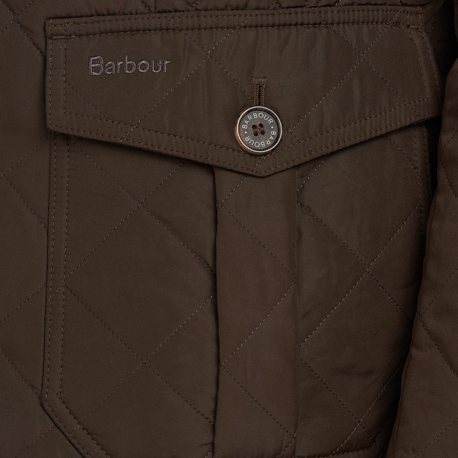 Barbour Quilted Lutz Jacket Olive