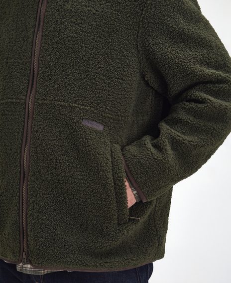 Gentleman Store Barbour Rydal Fleece Jacket Olive Barbour Leichte Jacken Jacken und Mantel Kleidung