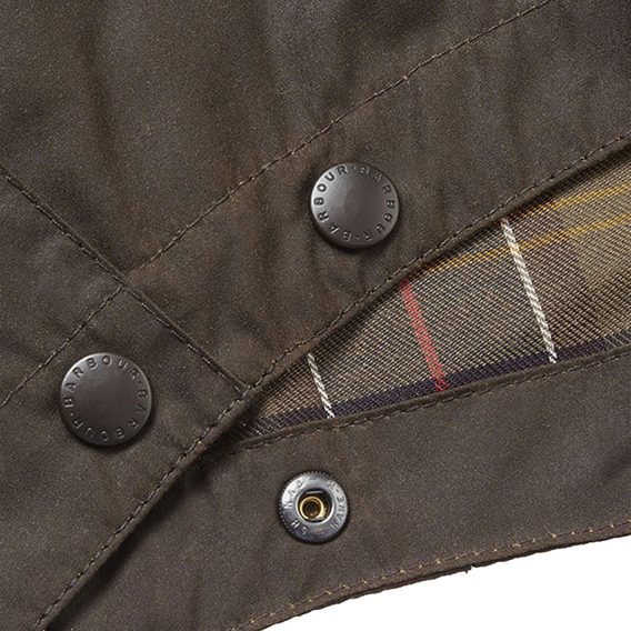 Gentleman Store Barbour Classic Sylkoil Hood Olive Barbour Jacken und Mantel Kleidung