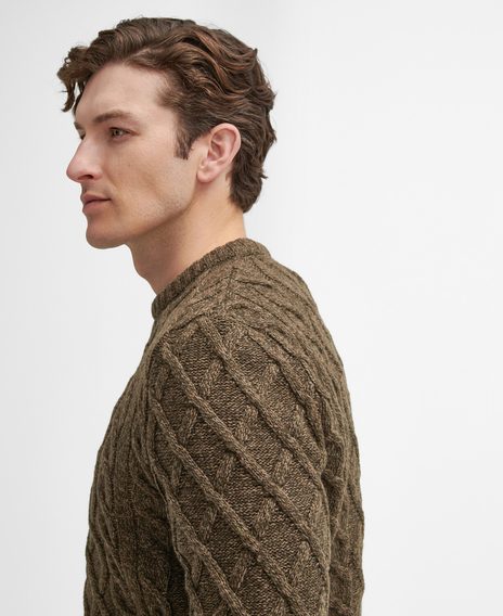 Barbour cable knit sweater store