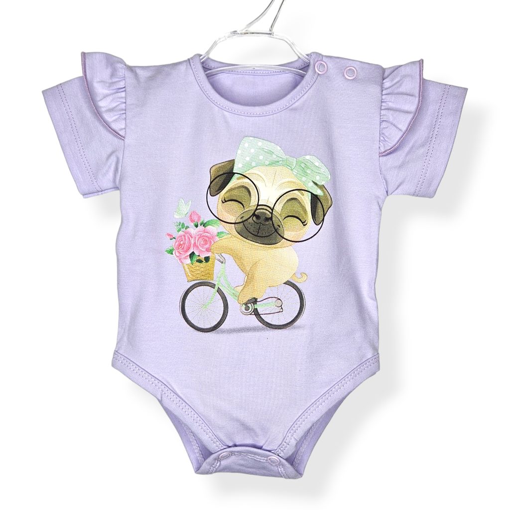 Mrofi Body krátký rukáv Sweet Mops LILA - ProMrňousky.cz