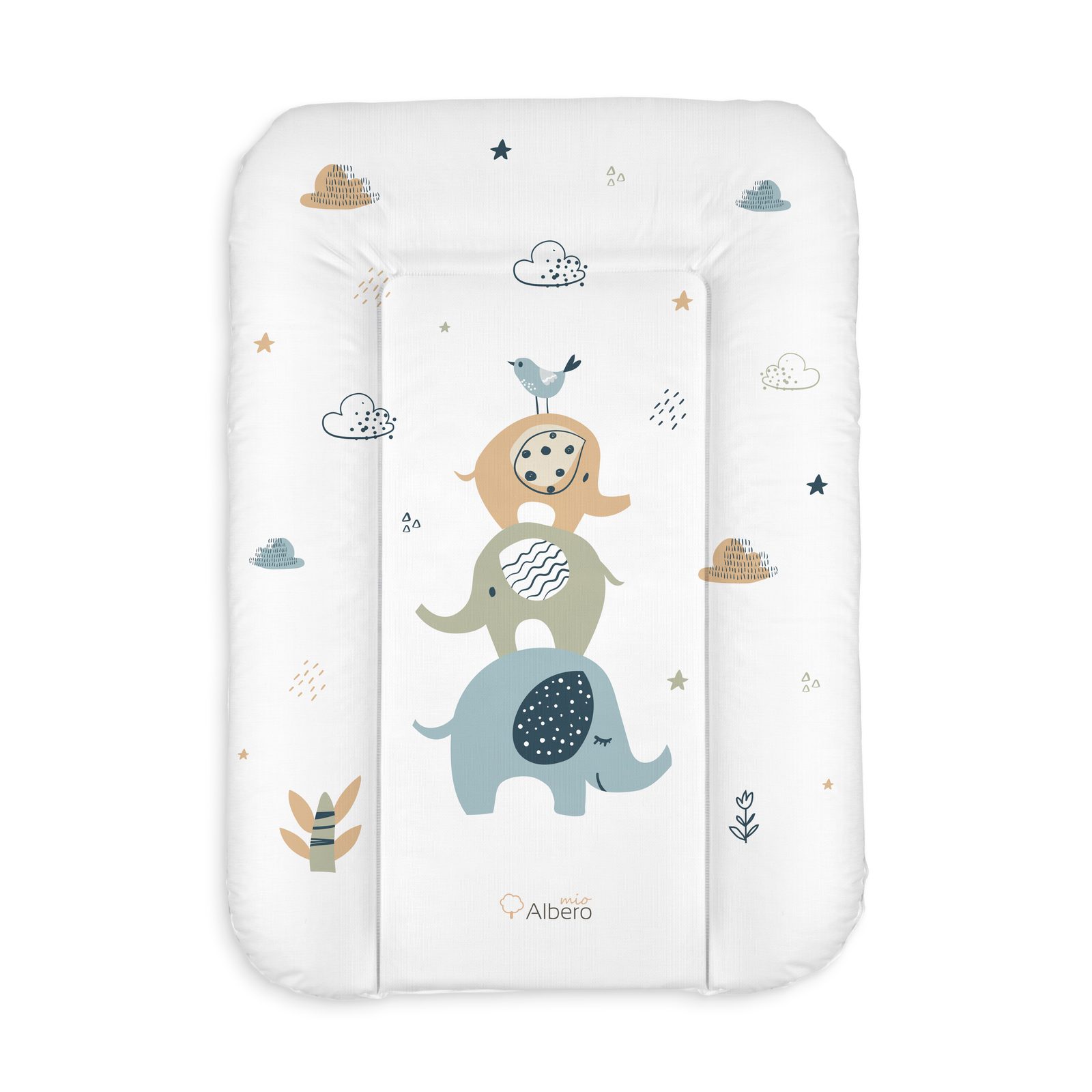 Albero Mio Přebalovací podložka měkká 70x50 (434) ELEPHANTS - ProMrňousky.cz
