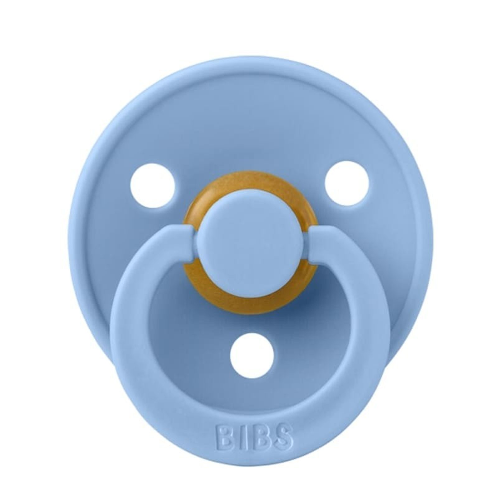 BIBS Colour dudlík kaučuk kulatý 6-18m SKY BLUE - ProMrňousky.cz