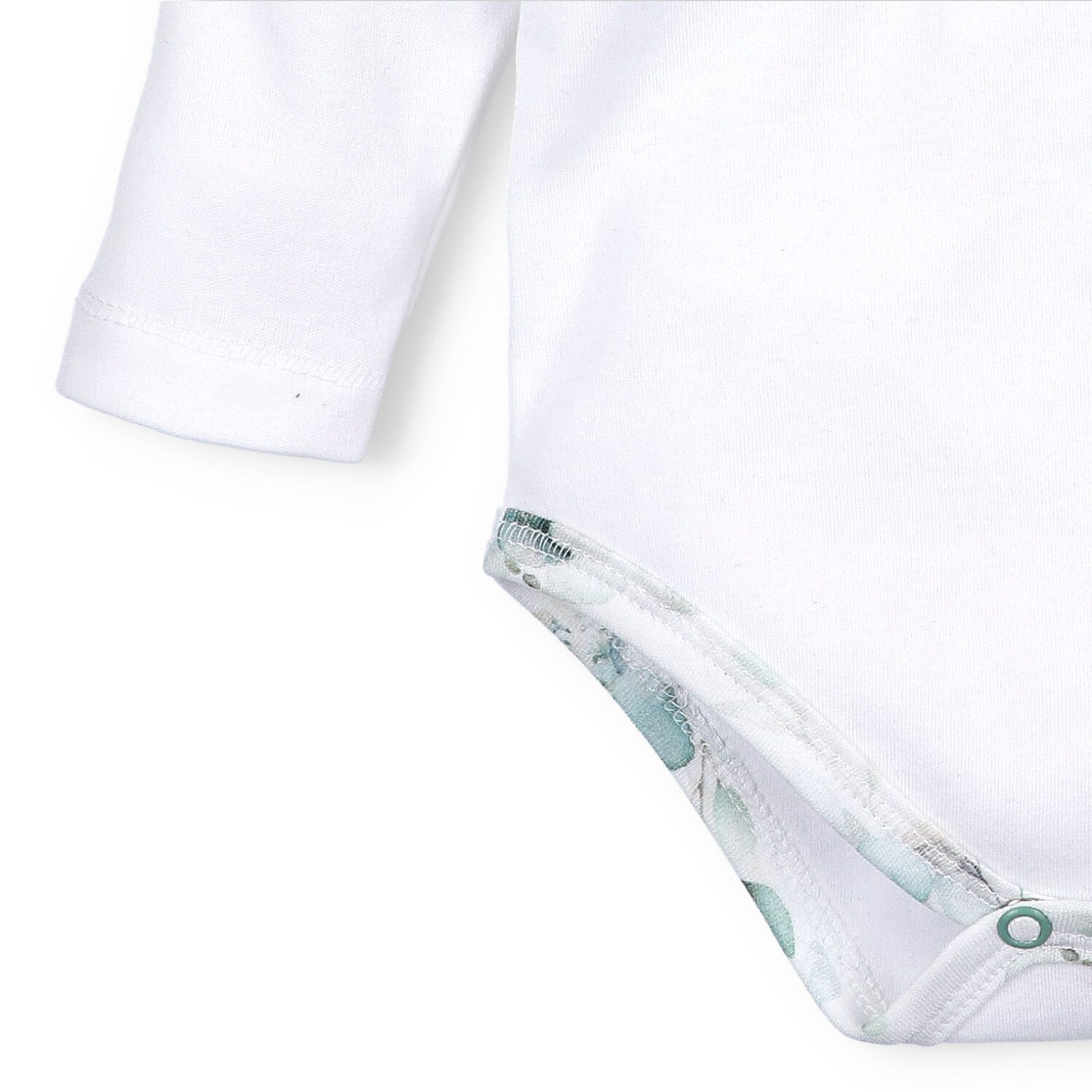 NINI Body dlouhý rukáv Eukalypt BÍLÉ - ProMrňousky.cz