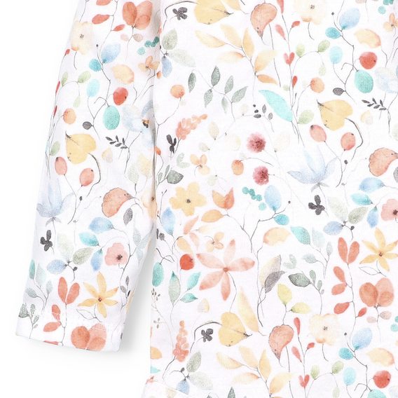 NINI Body dlouhý rukáv Blooming KVĚTY - ProMrňousky.cz
