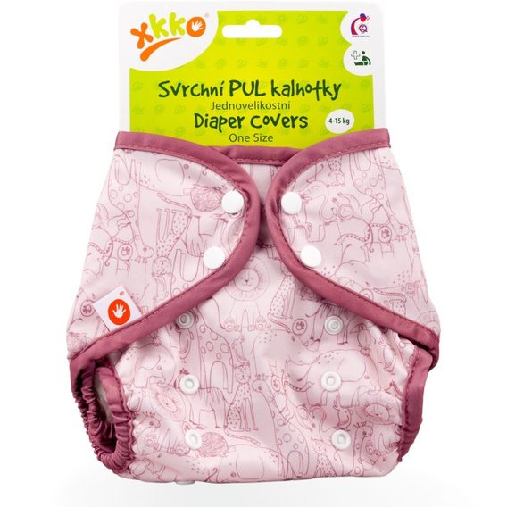 Kikko Svrchní PUL kalhotky XKKO One Size SAFARI MESA ROSE - ProMrňousky.cz