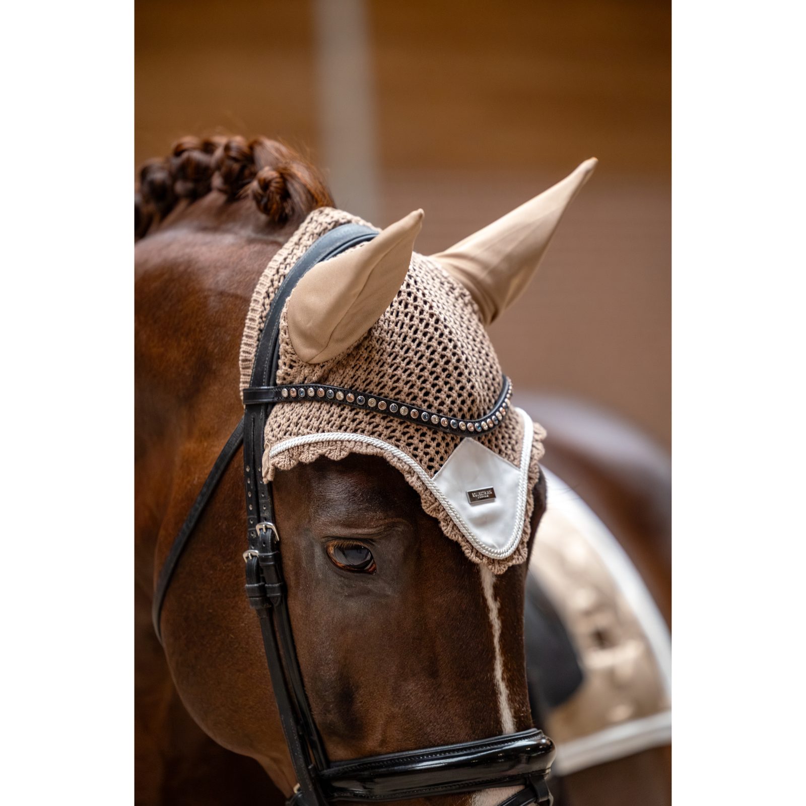 Čabraka na uši Equestrian Stockholm Sand Kolekce 2026 - Equiservis.cz