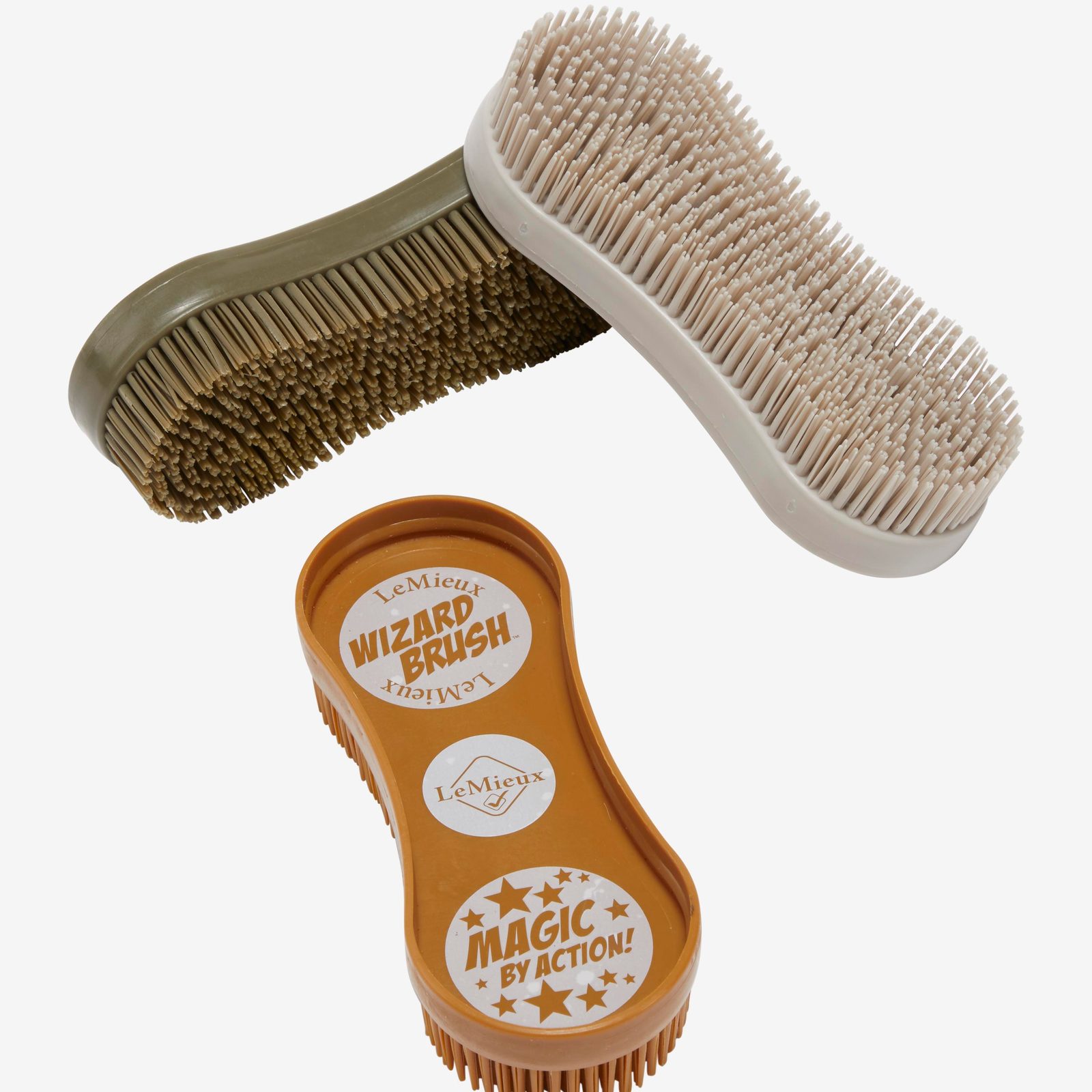 Kartáč LeMieux Wizard Brush Trio Ginger/Alpine/Stone Kolekce 2024/25 ...