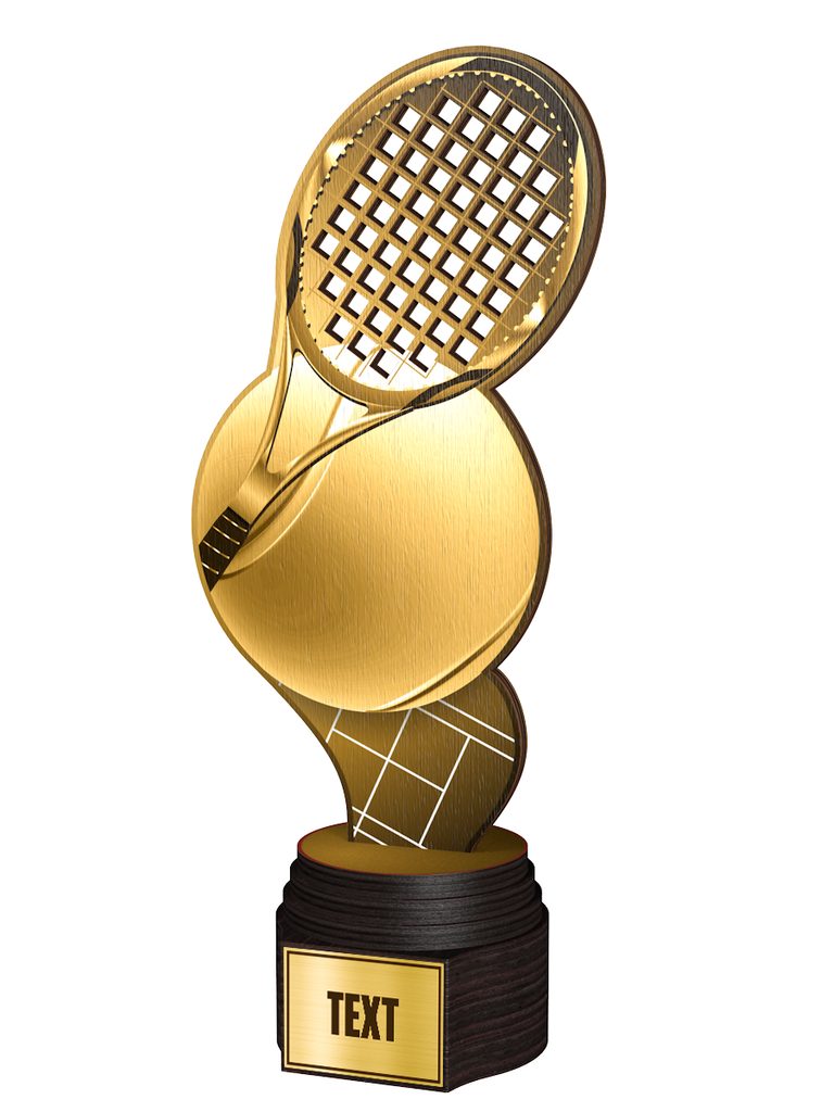 Dřevěná trofej ACTCWR088 | Tenis | Poháre Bauer