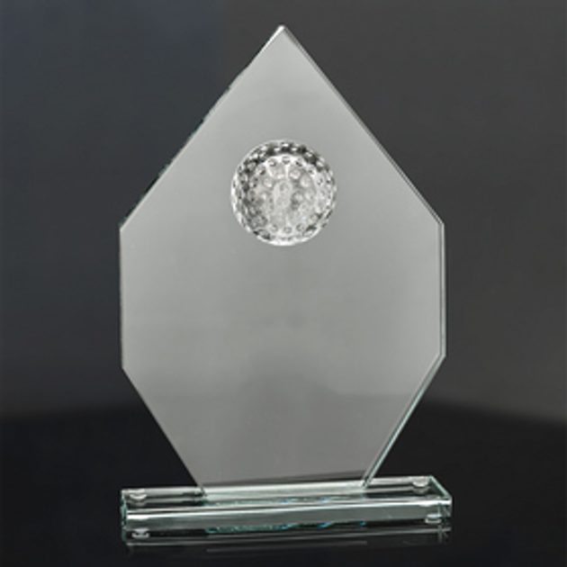 Luxus Glastrophäe GOLF CRG20231 | Golf | Pokale Bauer