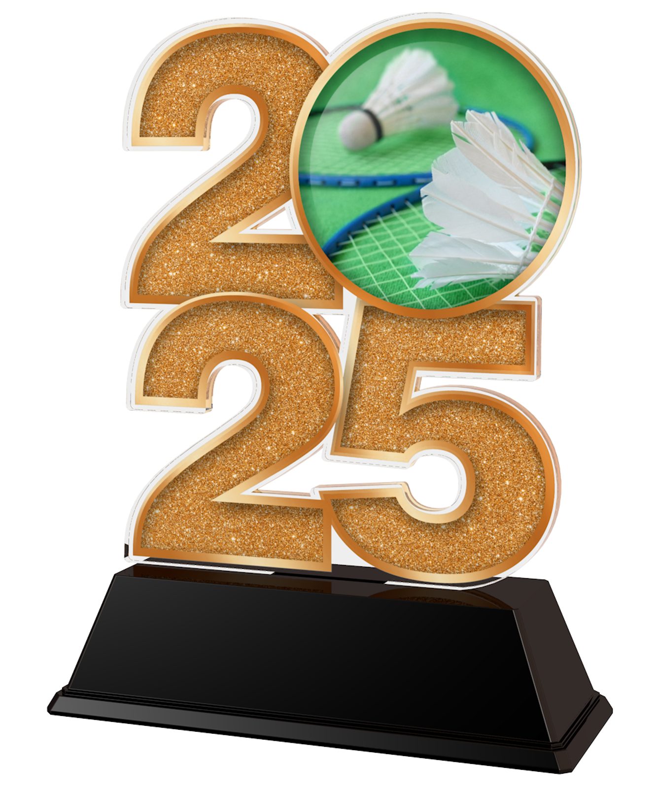 Acryltrophäe C2025M18 | Badminton | Pokale Bauer