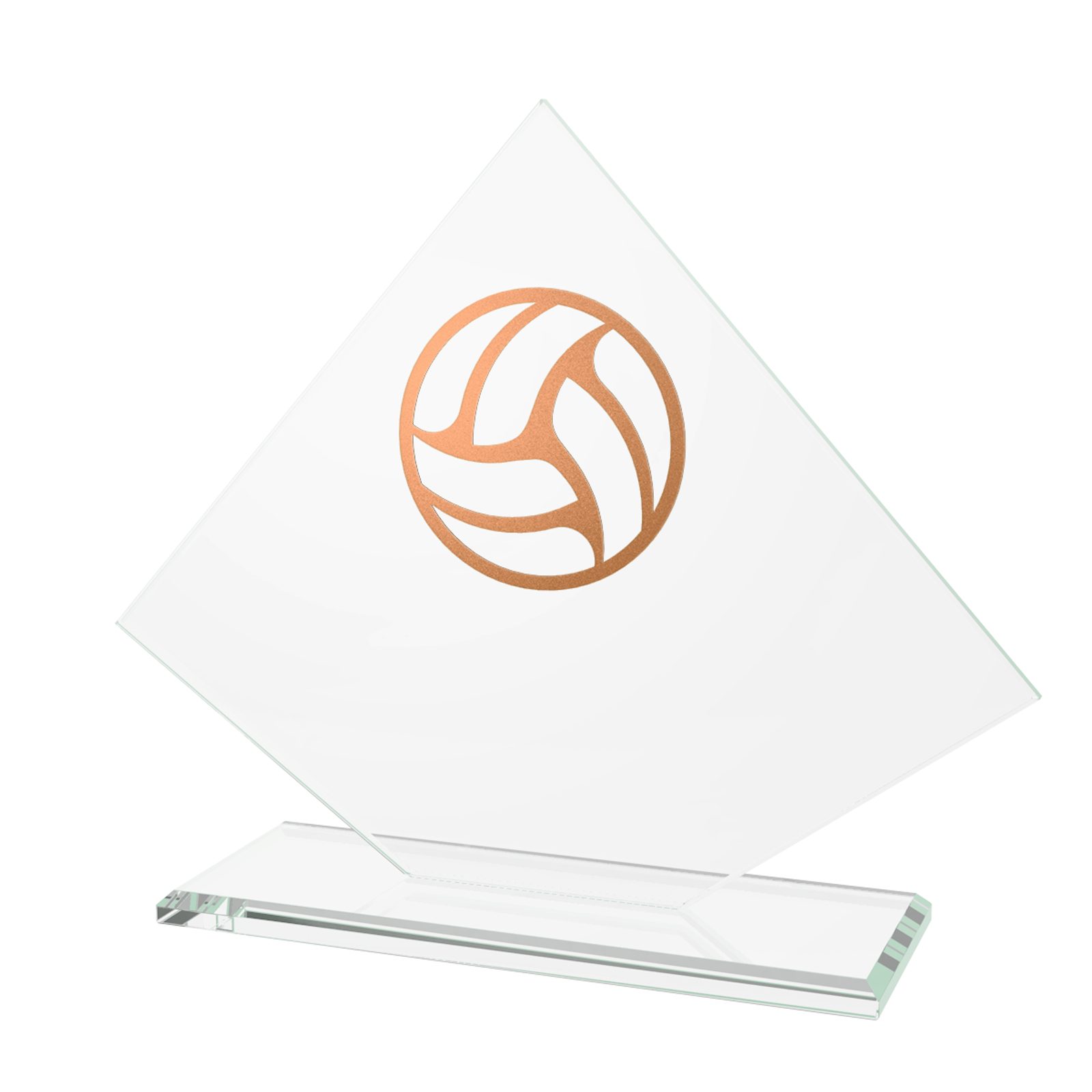 Skleněná trofej CRM202405M06 | Volejbal | Poháry Bauer