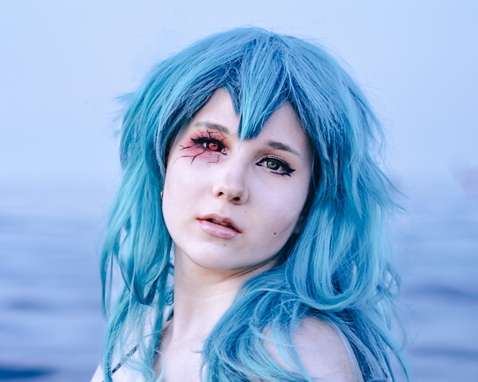 TOKYO GHOUL MINI SCLERA Coloured Contact Lenses - 17mm | LuciferLenses