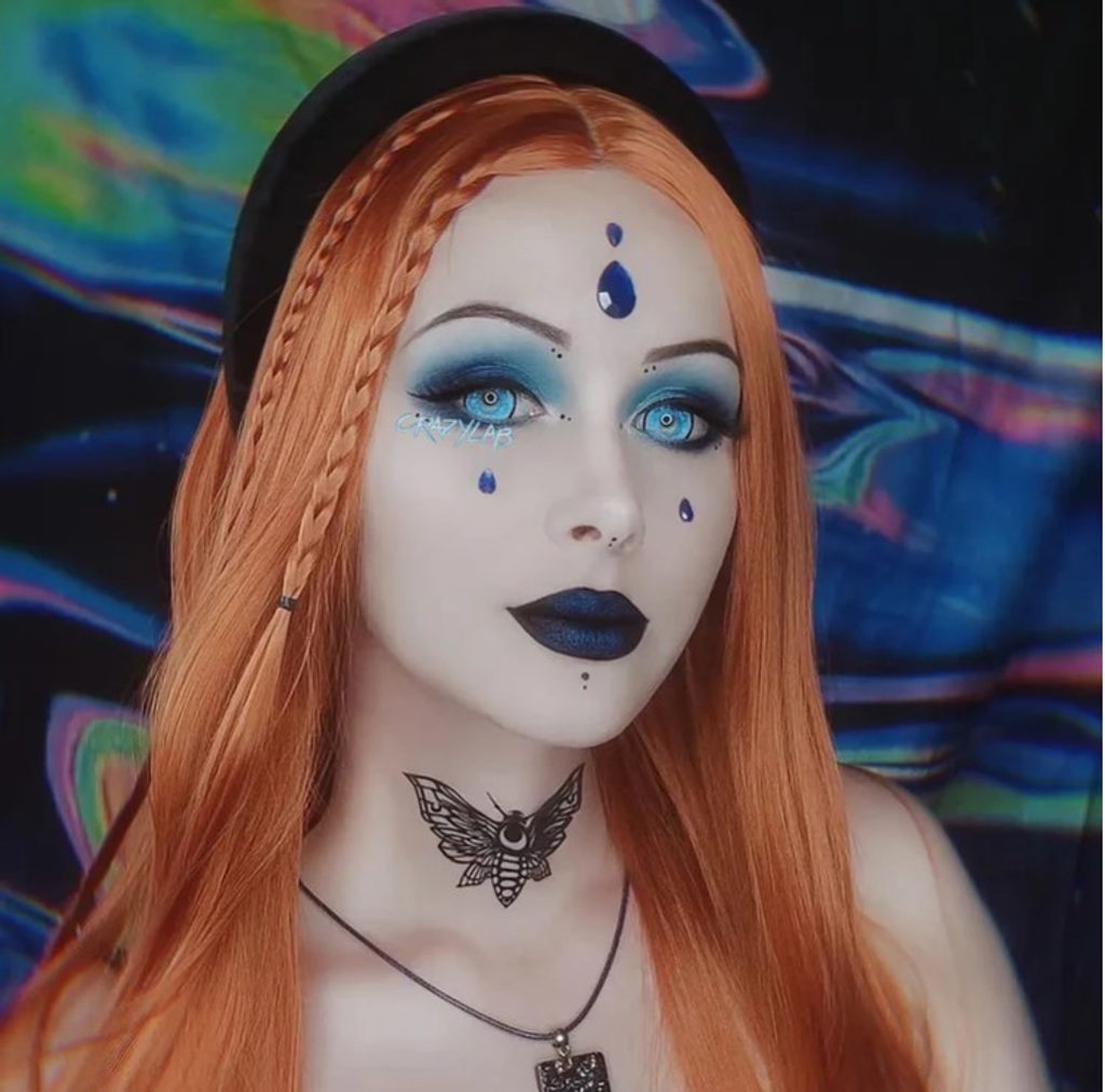 AQUAMAN BLUE Mini Sclera Contact Lenses (1 pair) - Lucifer - Mini ...