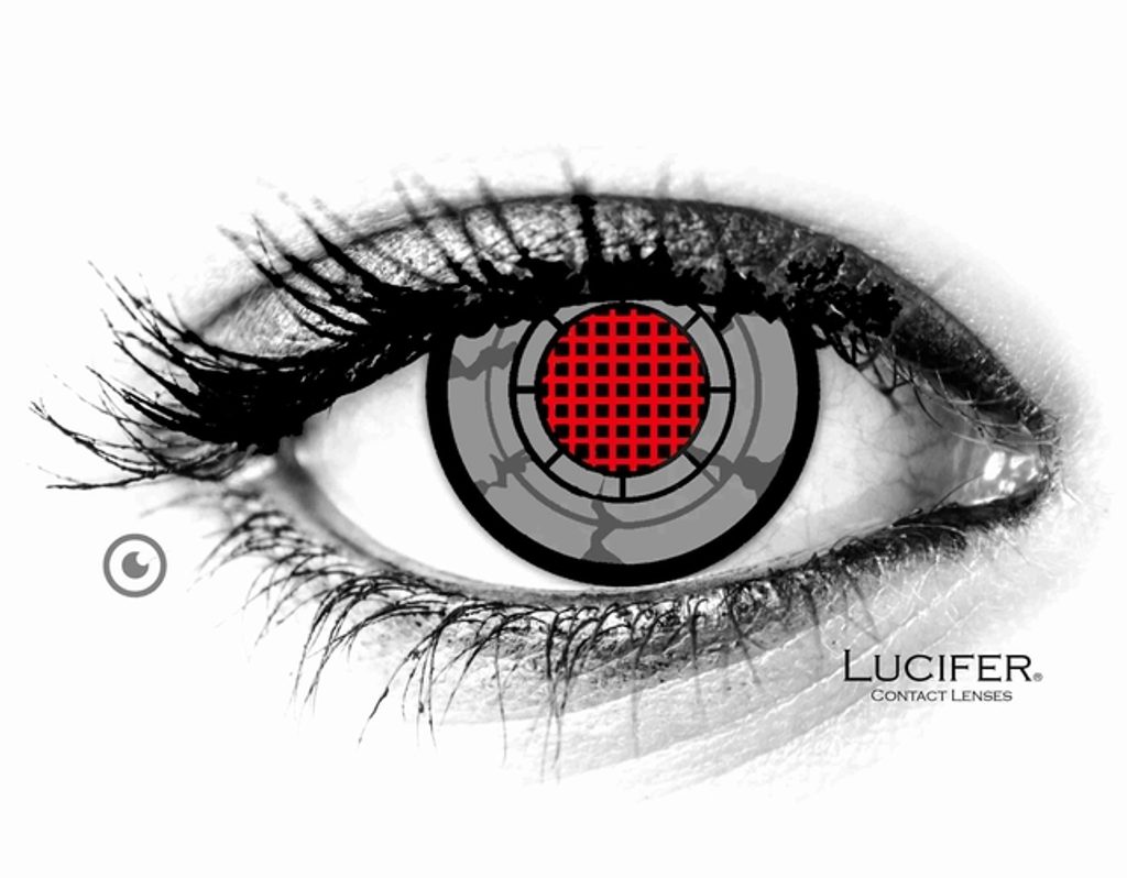 ROBOT EYE Contact Lenses - Lucifer - Halloween & Crazy Contacts ...