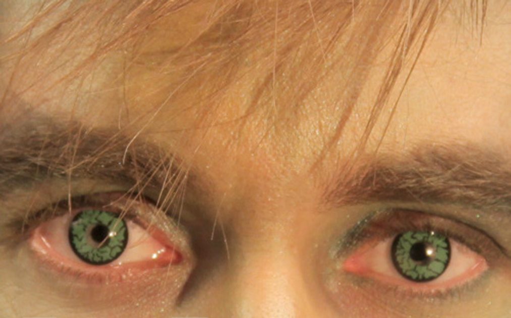 Goblin Eye Contact Lenses (1 pair) - Lucifer - Halloween & Crazy ...