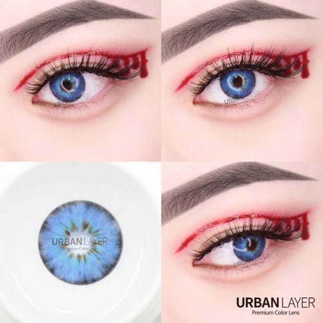 Jolie Blue Colored Contact Lenses (1 pair) - Lucifer - Colored Contacts ...