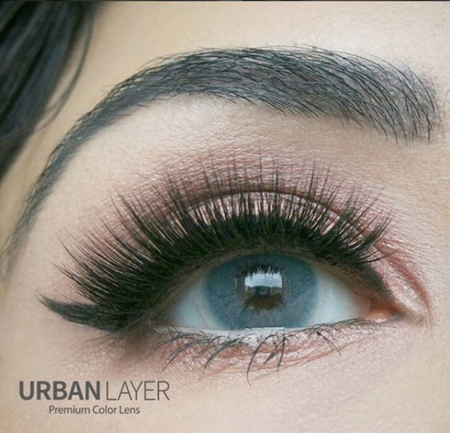 Itself Blue Colored Contact Lenses 1 Pair Lucifer Colored 4905