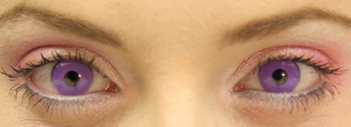 Poison Contact Lenses 1 Pair Lucifer Halloween And Crazy Contacts Sclera