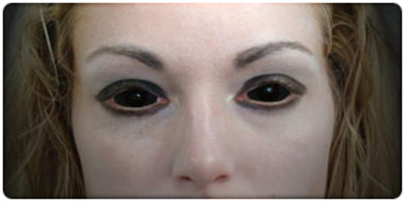 BLACK SCLERA Contact Lenses - Lucifer - Sclera Contacts - SCLERA-LENSES.com