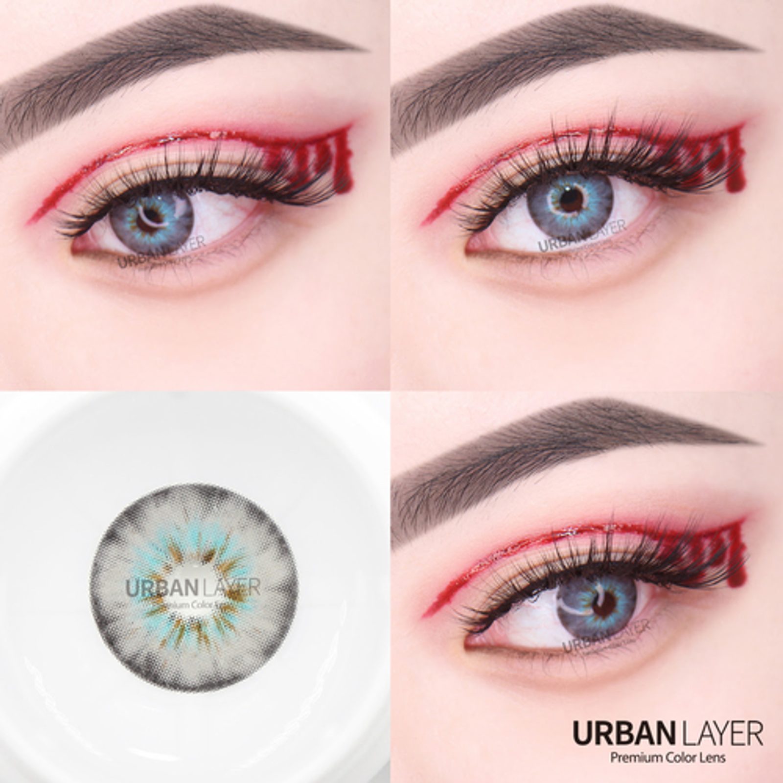 JOLIE GRAY Contact Lenses - Lucifer - Colored Contacts - SCLERA-LENSES.com
