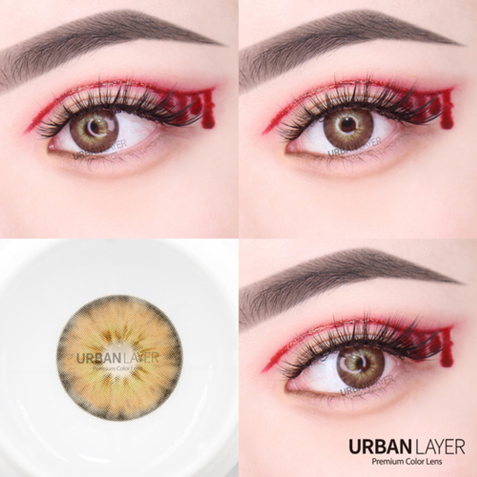 JOLIE BROWN Contact Lenses - Lucifer - Colored Contacts - SCLERA-LENSES.com