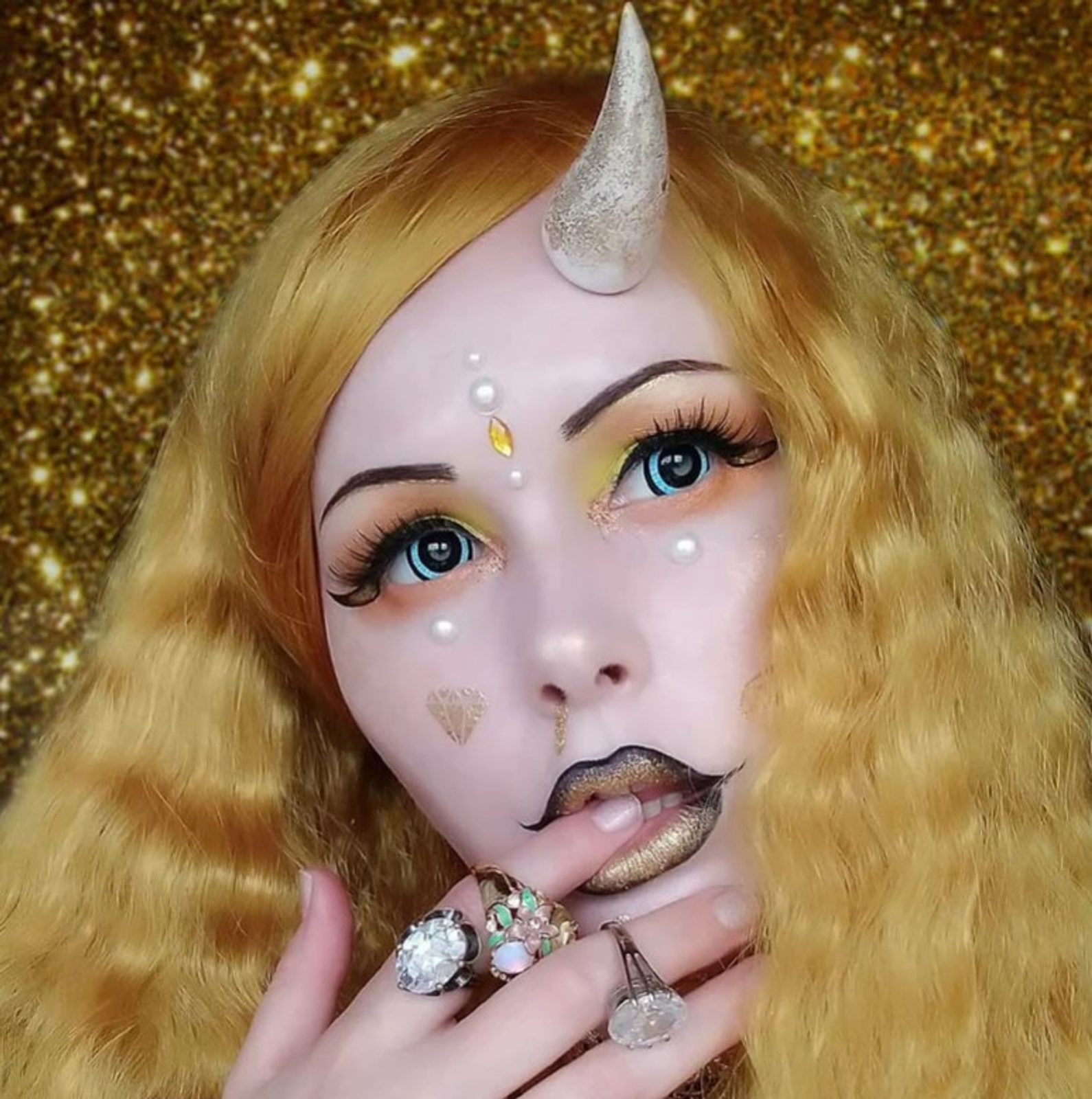 NEBULOS MINI SCLERA Contact Lenses - Lucifer - Mini Sclera Contacts - SCLERA-LENSES.com