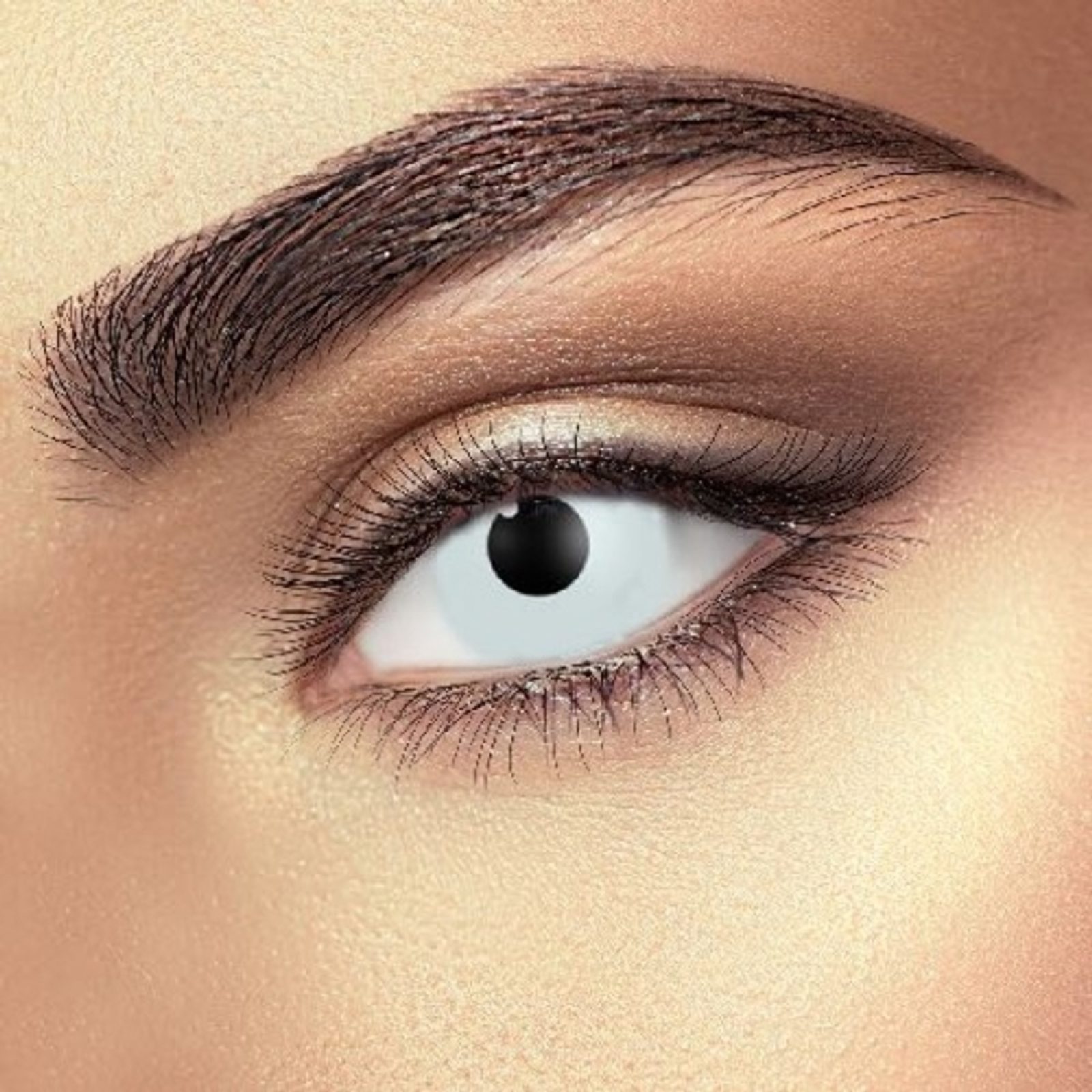 WHITE OUT Prescription Contact Lenses - Lucifer - Colored & Halloween ...