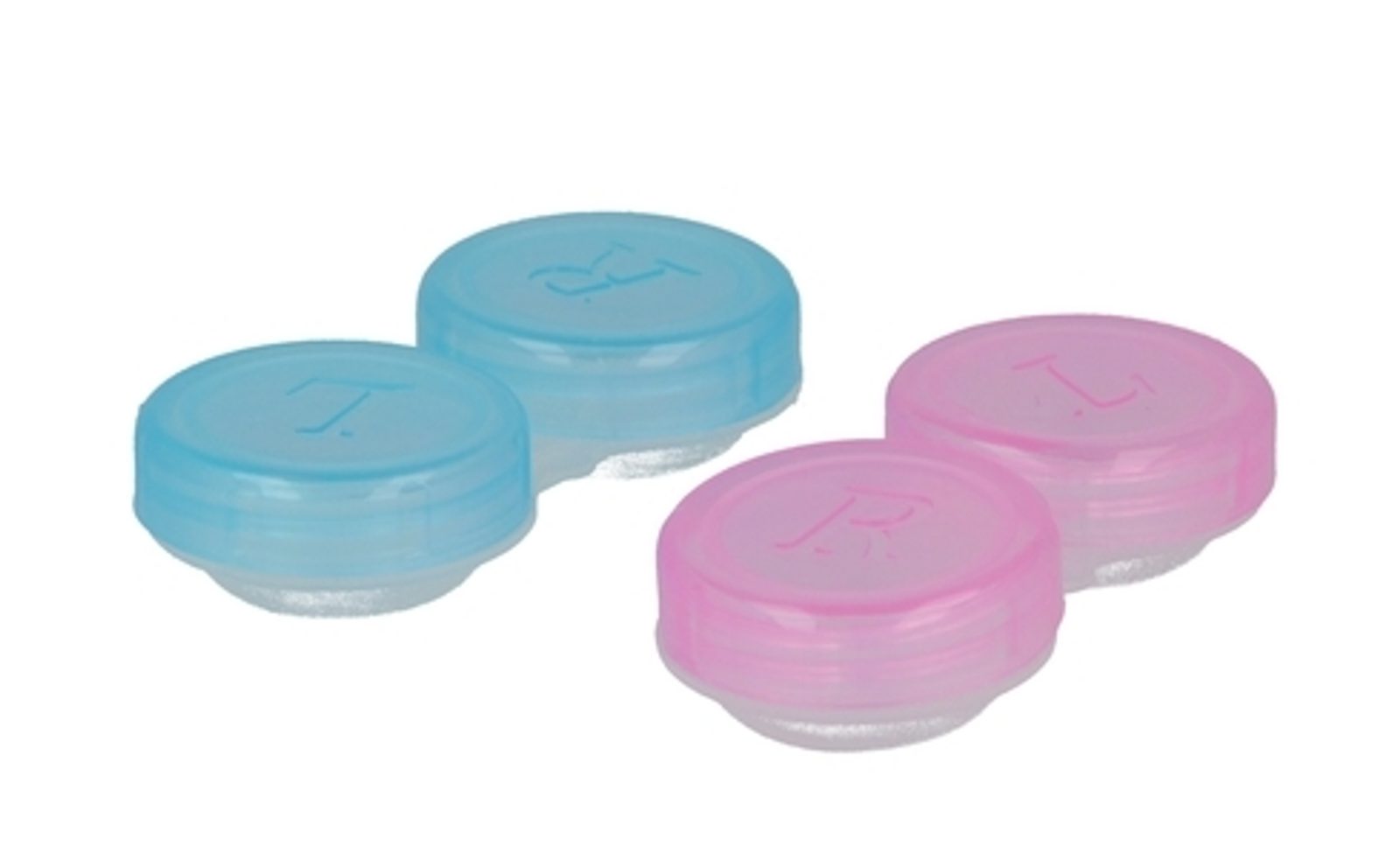 Contact Lens Case Pink/Blue - Horien - Contact Lens Accessories ...