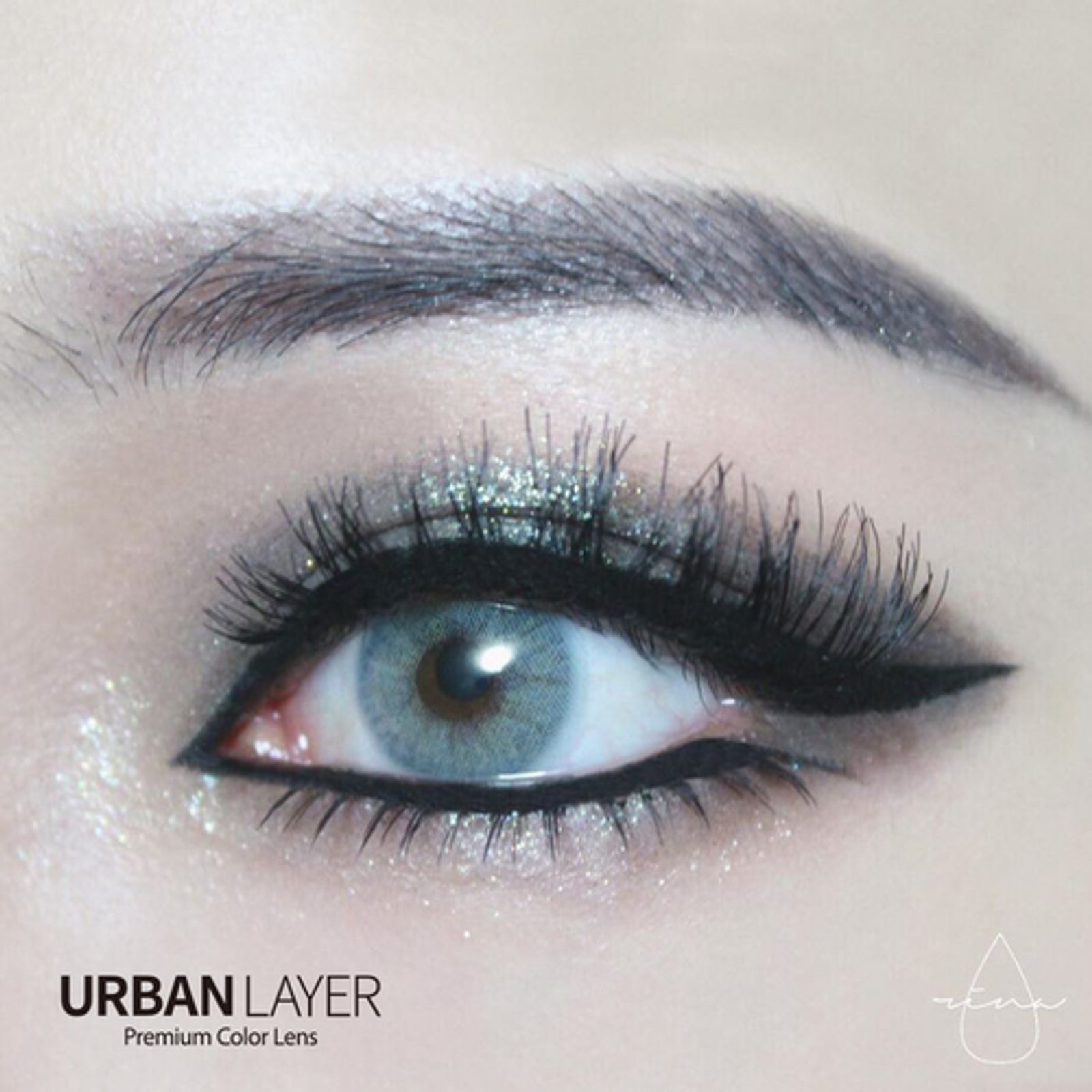 CLOUD GRAY Contact Lenses - Lucifer - Colored Contacts - SCLERA-LENSES.com