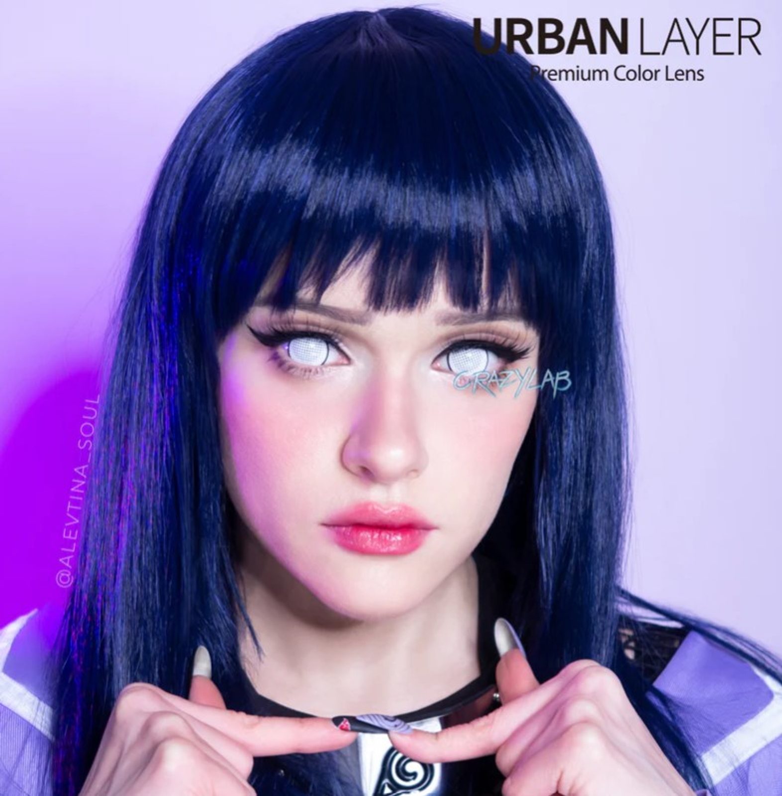 WHITE MESH R MINI SCLERA Contact Lenses - Lucifer - Mini Sclera ...