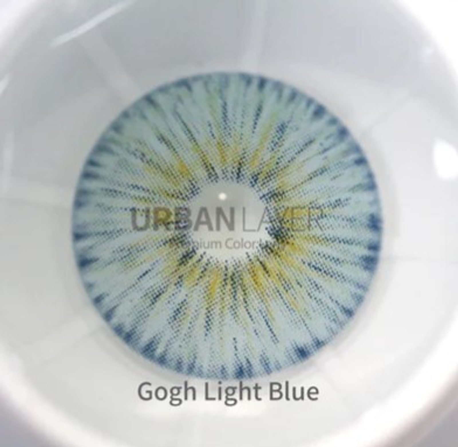GOGH LIGHT BLUE Colored Contact Lenses - Lucifer - NON PRESCRIPTION ...